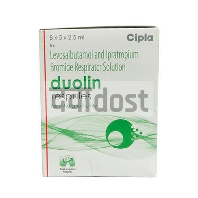 Duolin 1.25mg/500mcg Respules 2.5ml Upto 10.00% Off | DawaaDost