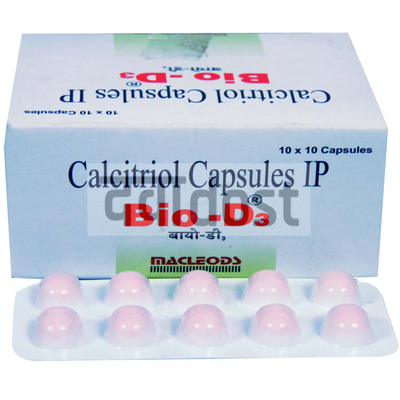 Buy Bio D3 Soft Gelatin Capsule 10s Online, View Uses, Review, Price ...