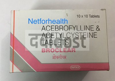 Buy Broclear 100mg/600mg Tablet 10s Online, View Uses, Review, Price ...