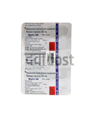 Buy Matiz SR Capsule 10s Online, View Uses, Review, Price, Composition ...