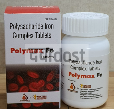 Buy Polymax Fe 150mg Tablet 10s Online, View Uses, Review, Price ...