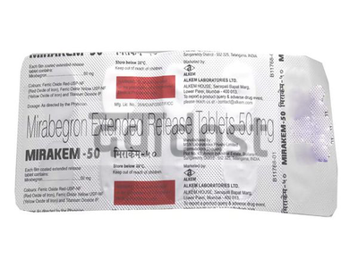 Mirakem 50mg Tablet 10s Upto 10.00% Off | DawaaDost