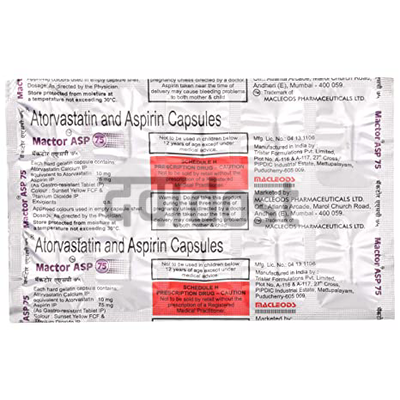 Mactor ASP 75 Capsule Upto 8.96% Off | DawaaDost