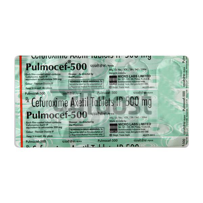 Buy Pulmocef 500mg Tablet 10s Online, View Uses, Review, Price ...
