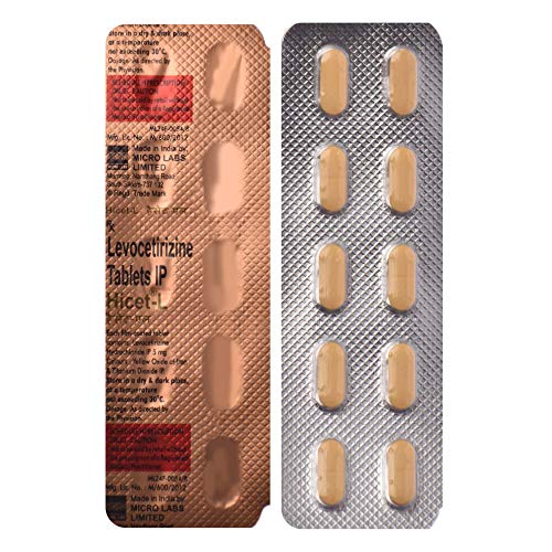 HICET-L 5MG 10TAB Upto 33% Off