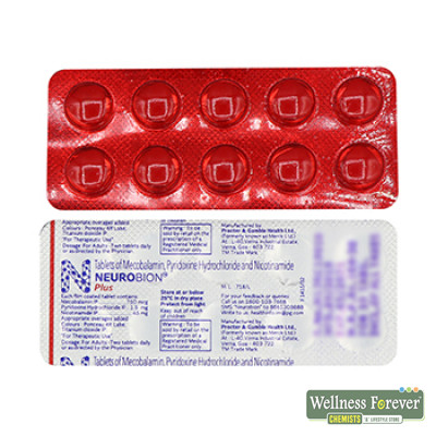 NEUROBION-PLUS 10TAB Upto 25.00% Off | Wellness Forever