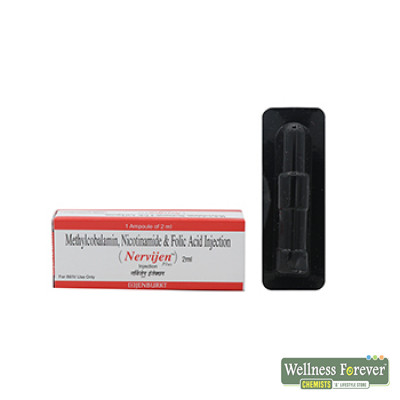 Buy NERVIJEN-PLUS INJ 2ML AMP Online, View Uses, Review, Price ...