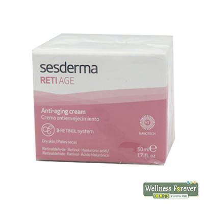 RETI AGE F/ANTI-AGING CREAM 50ML Upto 20.00% Off | Wellness Forever