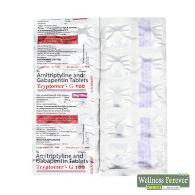Buy TRYPTOMER-G 100MG 10TAB Online, View Uses, Review, Price ...
