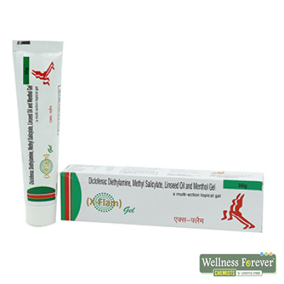 Buy X-FLAM GEL 30GM Online, View Uses, Review, Price, Composition ...