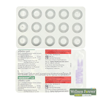 ODIMONT-LC 15TAB Upto 33% Off