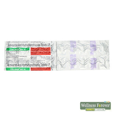 Buy TELSAR-H 80MG 10TAB Online, View Uses, Review, Price, Composition ...