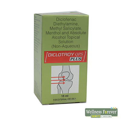 Buy DICLOTROY-QPS-PLUS SOLU 15ML Online, View Uses, Review, Price ...
