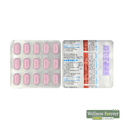 Buy HIFENAC-P 15TAB Online, View Uses, Review, Price, Composition ...