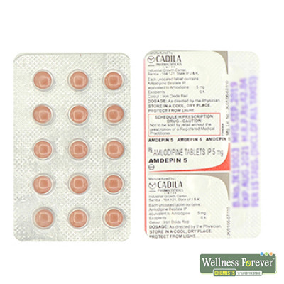 AMDEPIN 5MG 15TAB Upto 33% Off