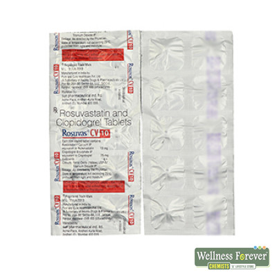 ROSUVAS-CV 10MG 10TAB Upto 55.00% Off | Wellness Forever