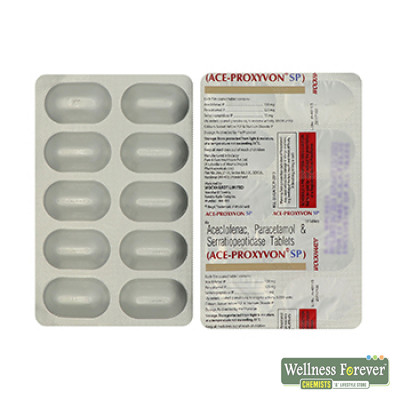 Buy ACE-PROXYVON-SP 10TAB Online, View Uses, Review, Price, Composition ...