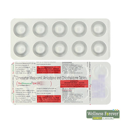 Buy TRIOLMESAR-CH 20MG 10TAB Online, View Uses, Review, Price ...
