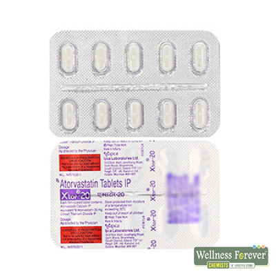 Buy XTOR 20MG 10TAB Online, View Uses, Review, Price, Composition ...