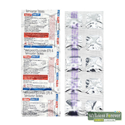 TELVAS-BETA 25MG 10TAB Upto 33% Off