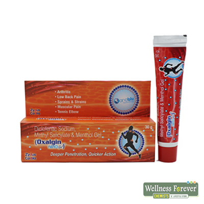 Buy OXALGIN NANOGEL 30GM Online, View Uses, Review, Price, Composition ...