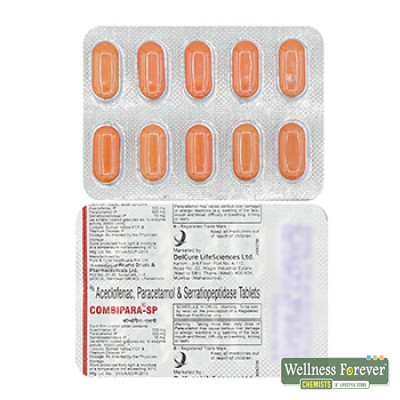 Buy COMBIPARA-SP 10TAB Online, View Uses, Review, Price, Composition ...
