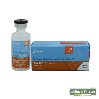 INSUGEN 30/70 100IU 10ML VIAL Upto 15.00% Off | Wellness Forever