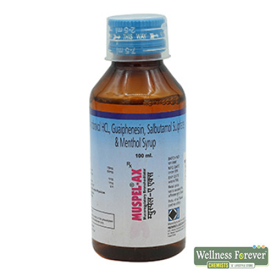 Buy MUSPEL-AX SYP 100ML Online, View Uses, Review, Price, Composition ...