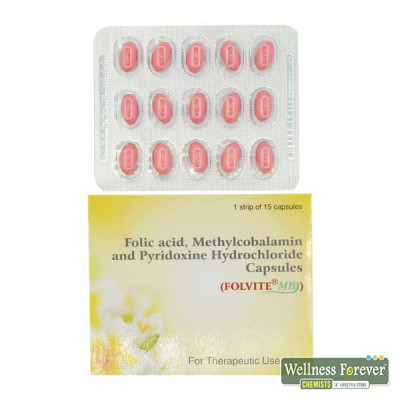 Buy FOLVITE-MB 15CAP Online, View Uses, Review, Price, Composition ...