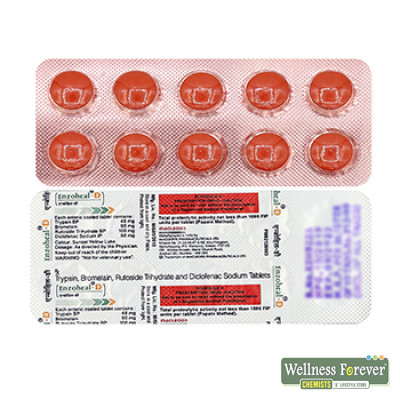 Buy ENZOHEAL-D 10TAB Online, View Uses, Review, Price, Composition ...