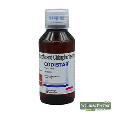 Buy CODISTAR COUGH SYP 100ML Online, View Uses, Review, Price ...