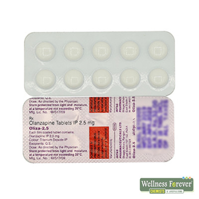 Buy OLIZA 2.5MG 10TAB Online, View Uses, Review, Price, Composition ...