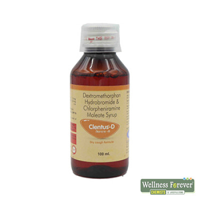 Buy CLENTUS-D SYP 100ML Online, View Uses, Review, Price, Composition ...