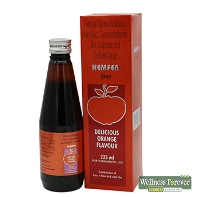 Buy HEMFER SYP 225ML Online, View Uses, Review, Price, Composition ...