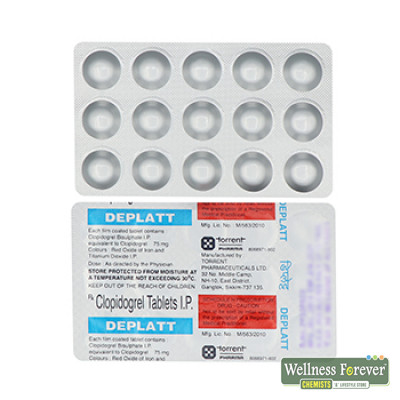 DEPLATT 75MG 15TAB Upto 33% Off