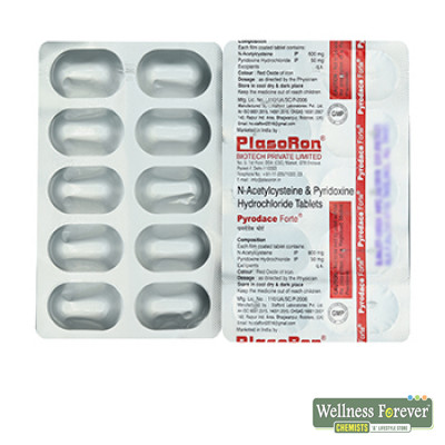 Buy PYRODACE-FORTE 10TAB Online, View Uses, Review, Price, Composition ...