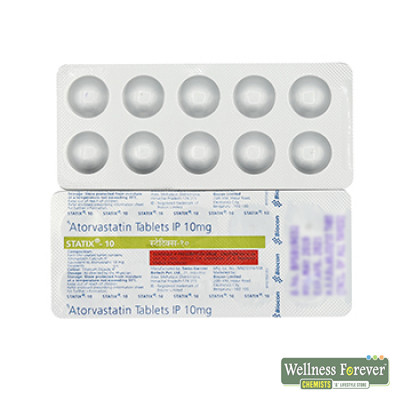 Buy STATIX 10MG 10TAB Online, View Uses, Review, Price, Composition ...