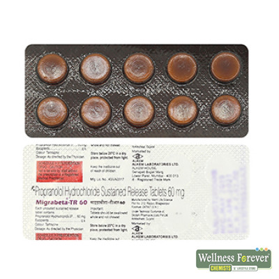 Buy MIGRABETA-TR 60MG 10TAB Online, View Uses, Review, Price ...