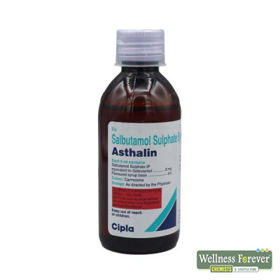 Buy ASTHALIN SYP 100ML Online, View Uses, Review, Price, Composition ...