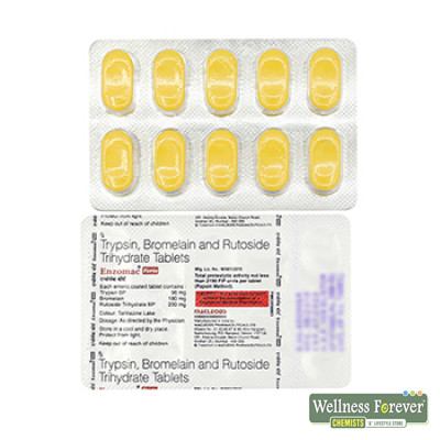 Buy ENZOMAC-FORTE 10TAB Online, View Uses, Review, Price, Composition ...