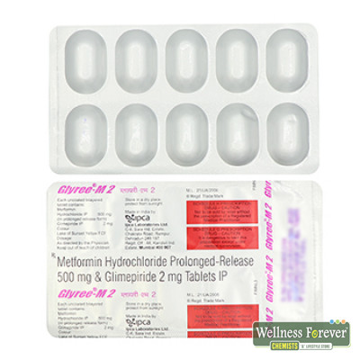 Buy GLYREE-M2 10TAB Online, View Uses, Review, Price, Composition ...