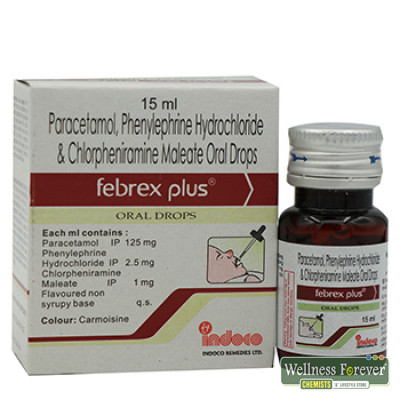 Buy FEBREX-PLUS DROP 15ML Online, View Uses, Review, Price, Composition ...