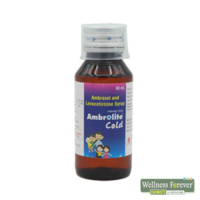 AMBROLITE-COLD SYP 60ML Upto 20.00% Off | Wellness Forever