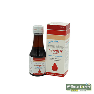 FERROFIT SYP 100ML Upto 15.00% Off | Wellness Forever