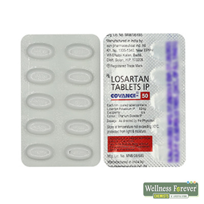 Buy COVANCE 50MG 10TAB Online, View Uses, Review, Price, Composition ...