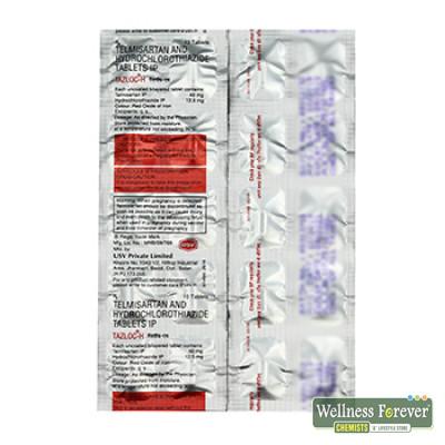 Buy TAZLOC-H 10TAB Online, View Uses, Review, Price, Composition ...