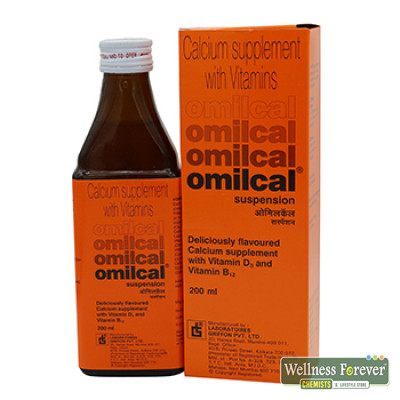 Buy OMILCAL SYP 200ML Online, View Uses, Review, Price, Composition ...