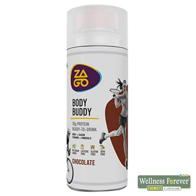 Buy ZAGO BODY BUDDY PROTEIN SHAKE - CHOCOLATE, 330ML Online, View Uses ...