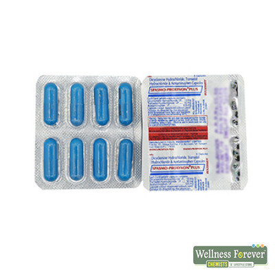 SPASMO-PROXYVON PLUS 8CAP Upto 25.00% Off | Wellness Forever