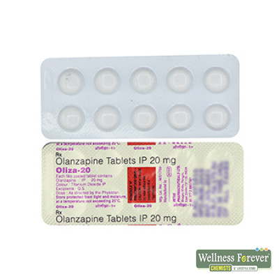 Buy OLIZA 20MG 10TAB Online, View Uses, Review, Price, Composition ...